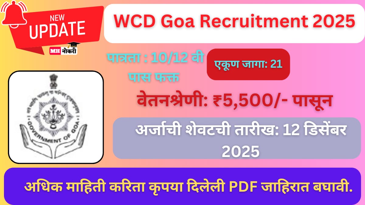 Elite WCD Goa Recruitment 2025 Guide – 21 Premium Vacancies | Positive ...